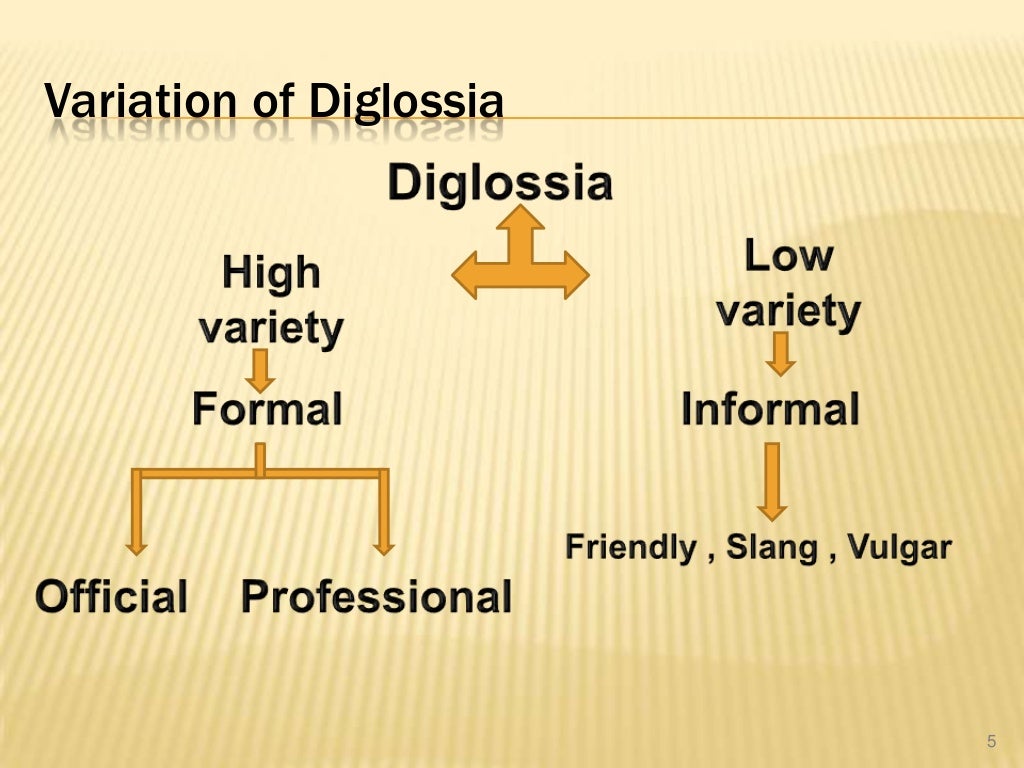 Diglossia