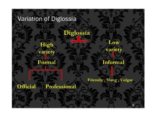 Diglossia | PPTX