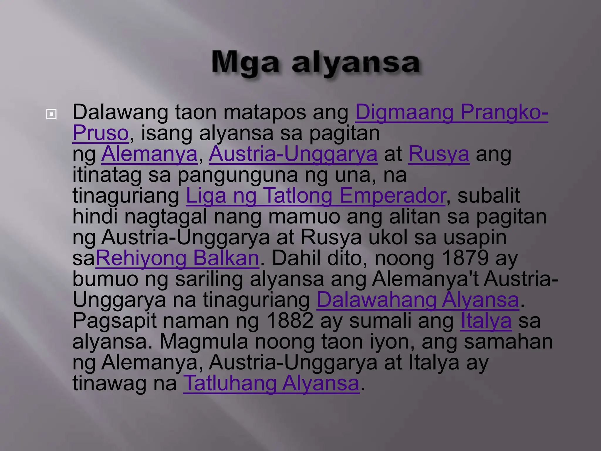 digmaan. unang digmaang pandaigdig grade 8pptx | PPTX