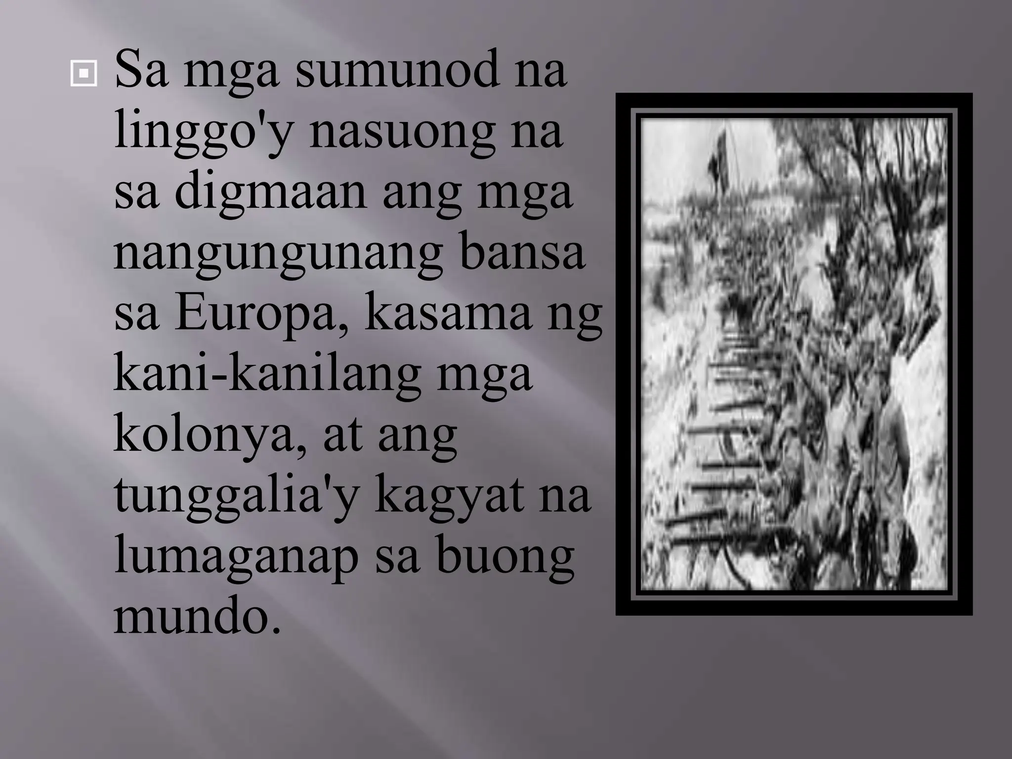 digmaan. unang digmaang pandaigdig grade 8pptx | PPTX