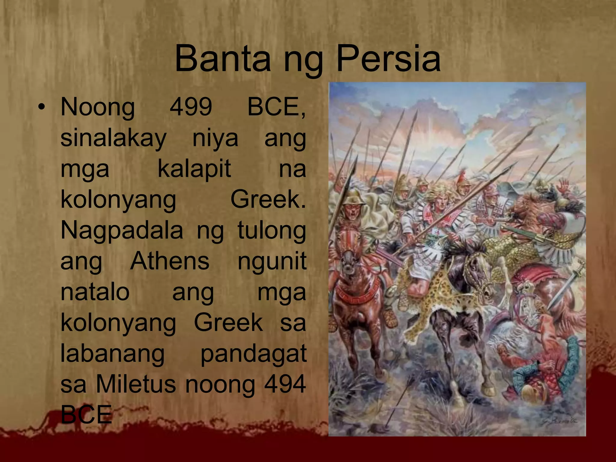 Ang Banta ng Persia | PPTX
