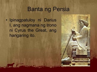Ang Banta ng Persia | PPTX
