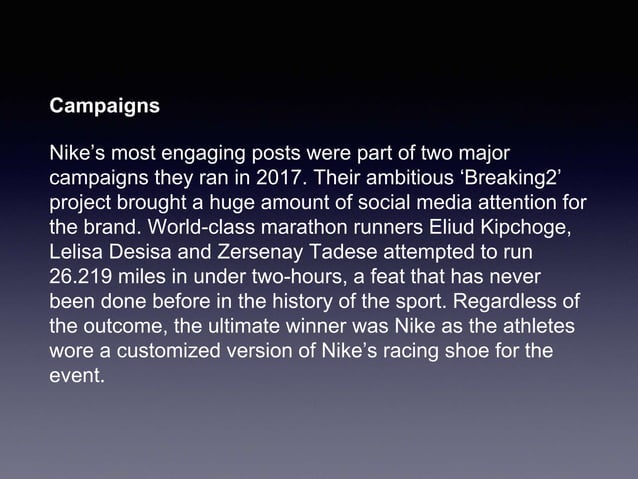 Nike Digital Marketing | PPTX | Social Networking | Internet