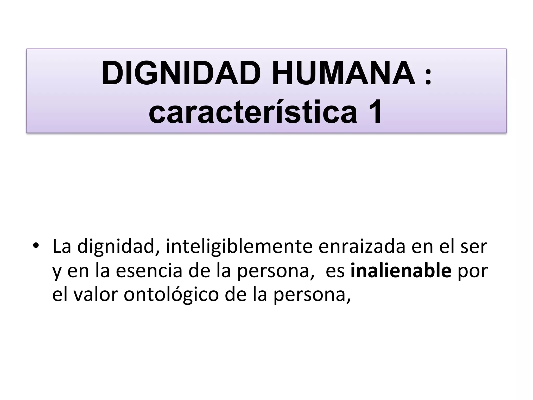 Dignidad Humana | PDF