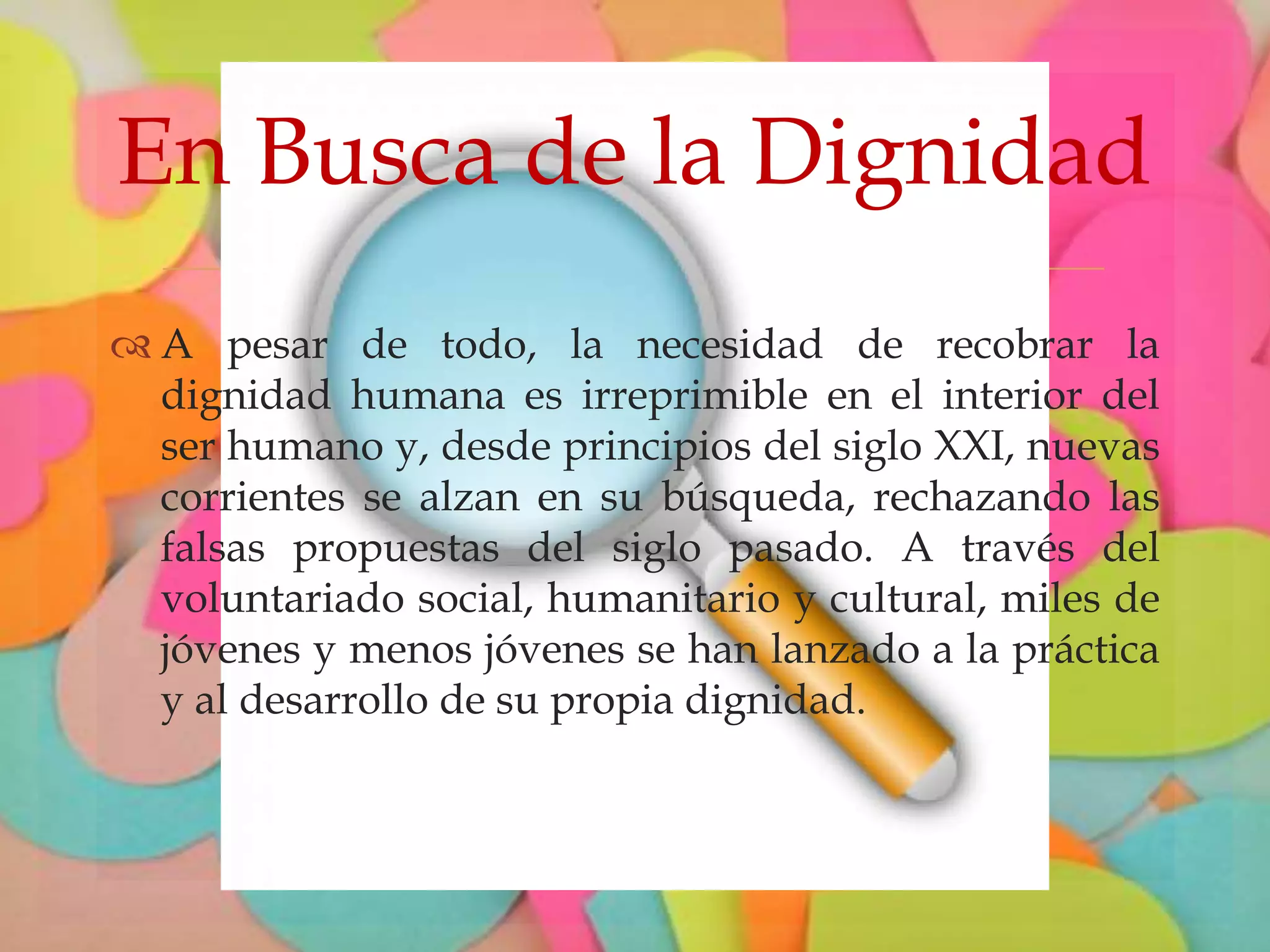 ¿Qué es la Dignidad Humana? | PPT | Descarga Gratuita