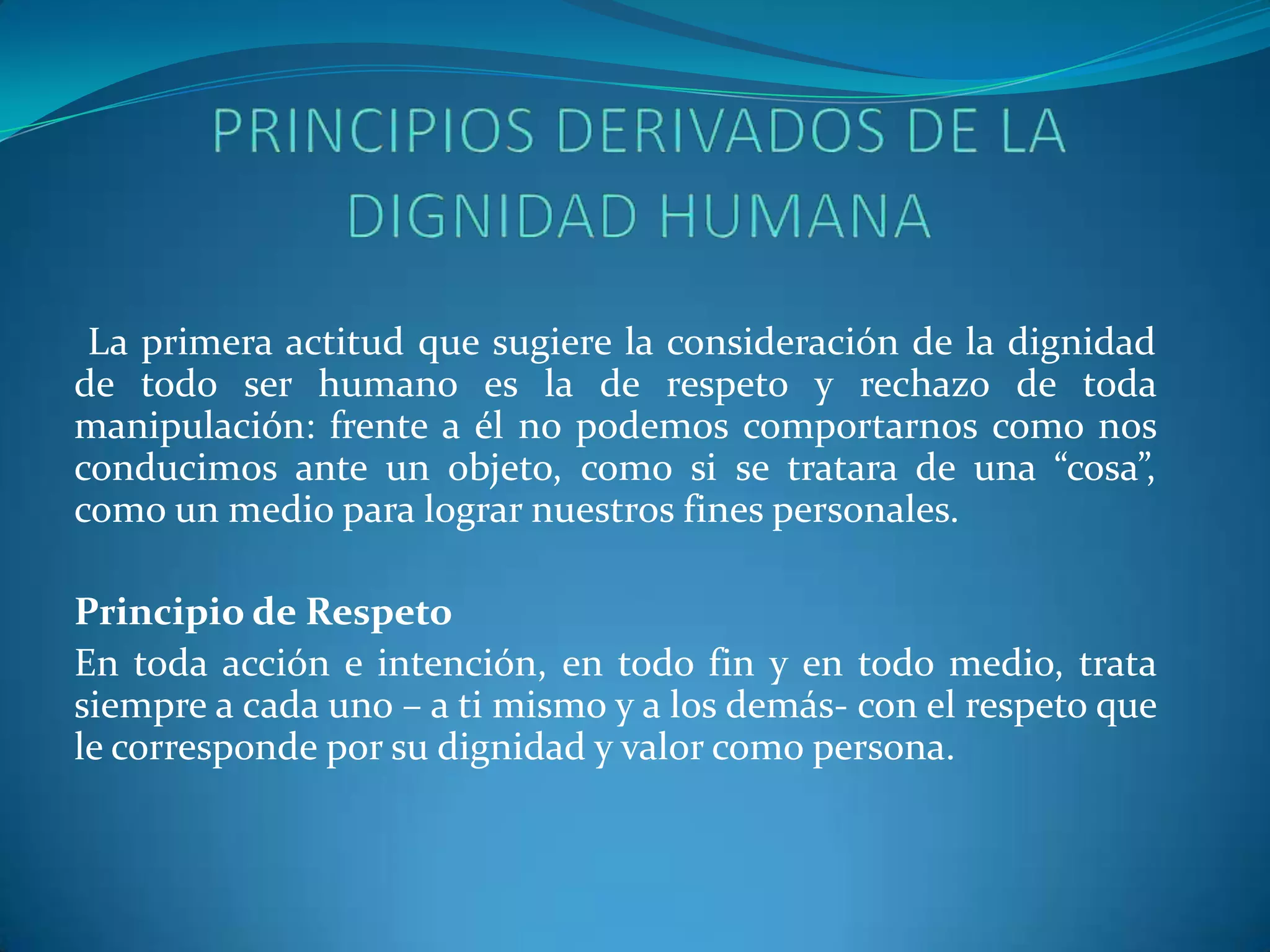 Dignidad humana e interaccion social | PPTX | Law