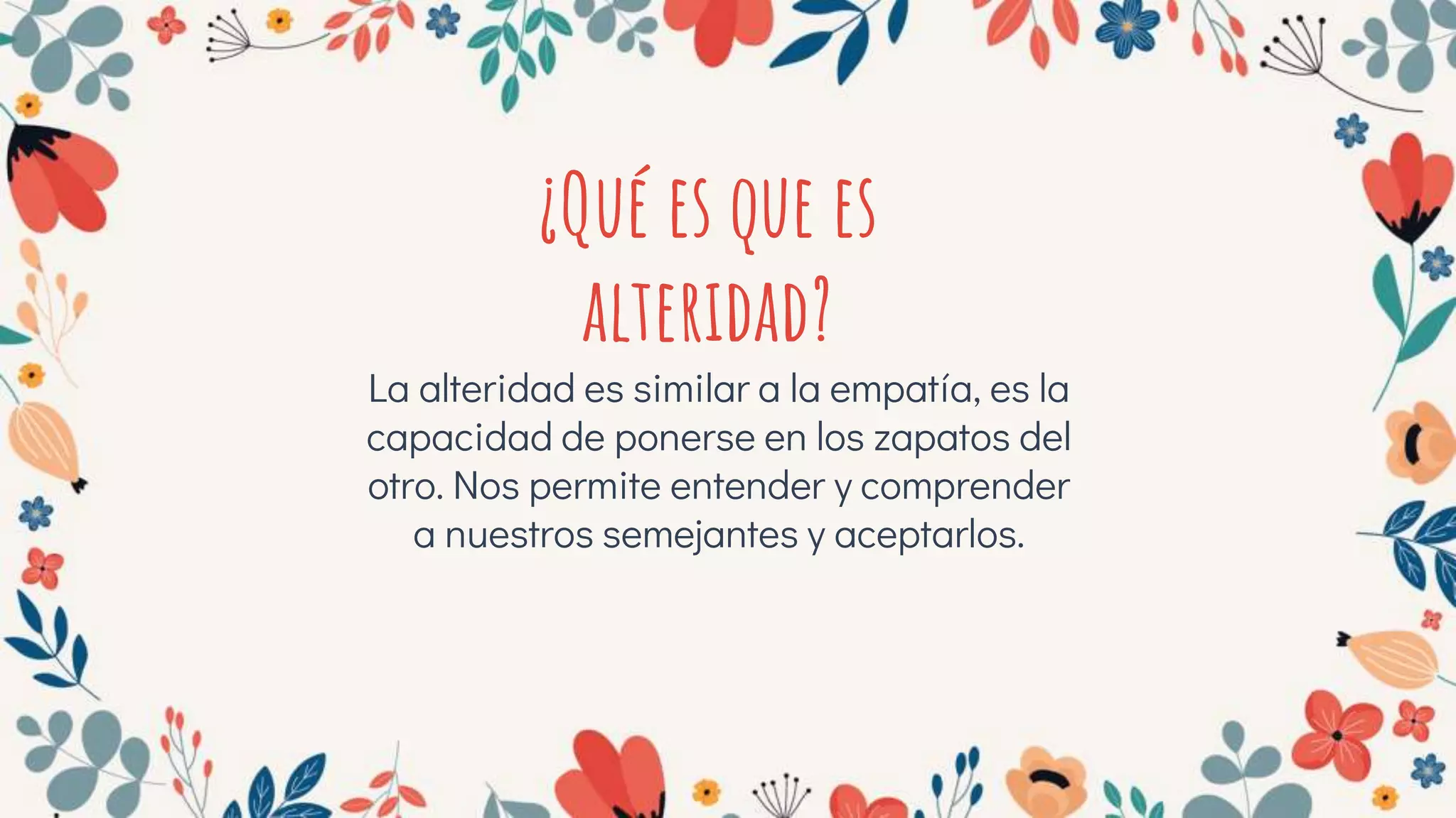 Dignidad y alteridad | PPT