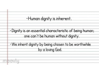 dignity.pptx powerpoint presentation grade 10 lesson | PPT