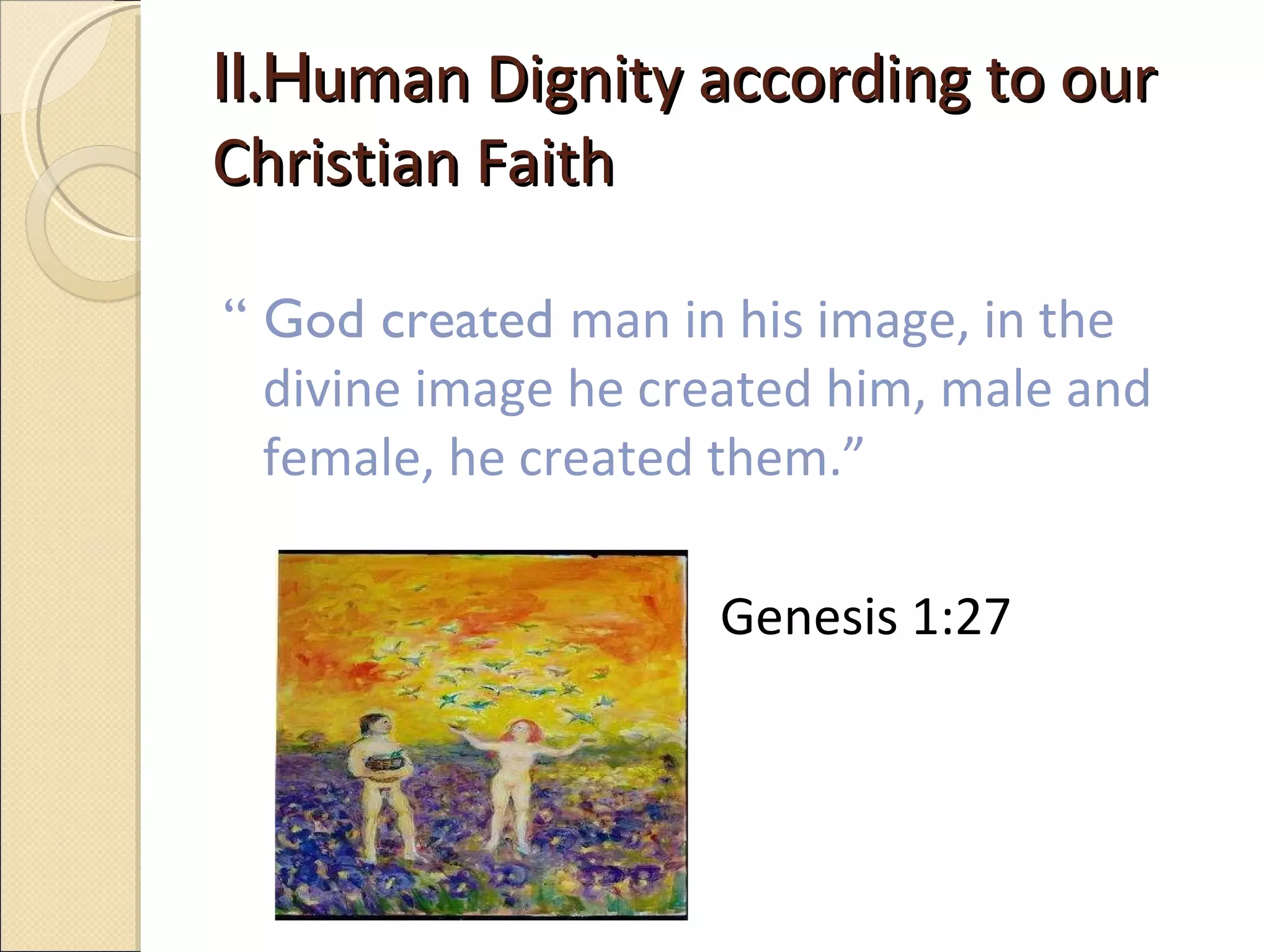 Dignity of the human person | PPT