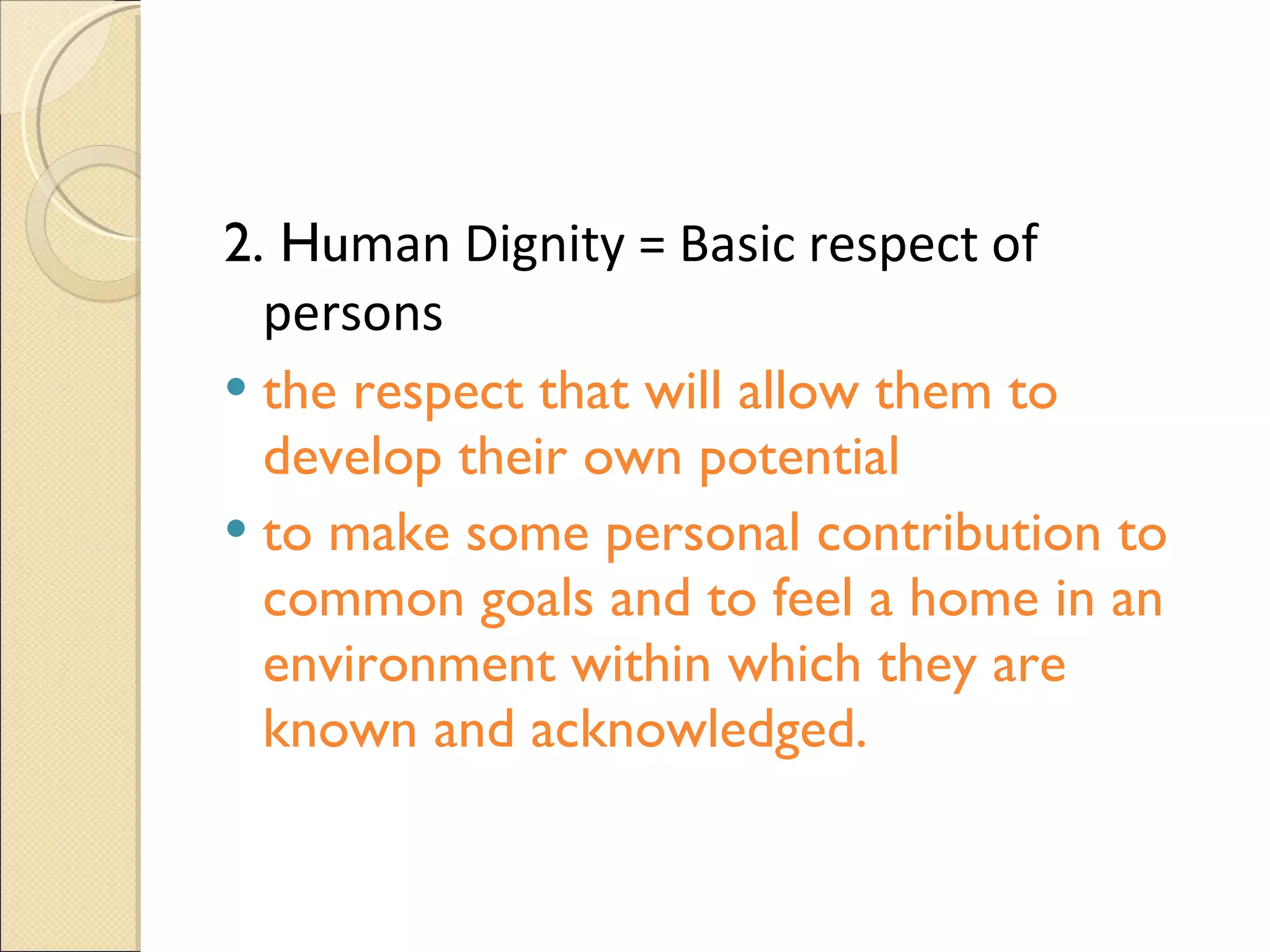 Dignity of the human person | PPT