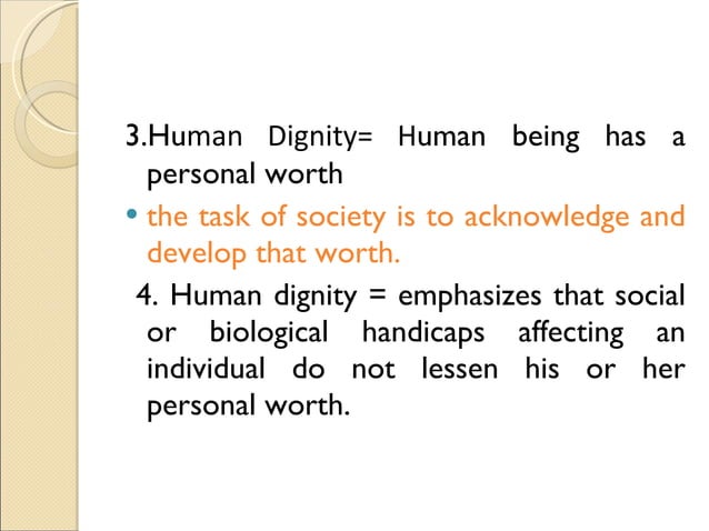 Dignity of the human person | PPT | Christianity | Religion & Spirituality
