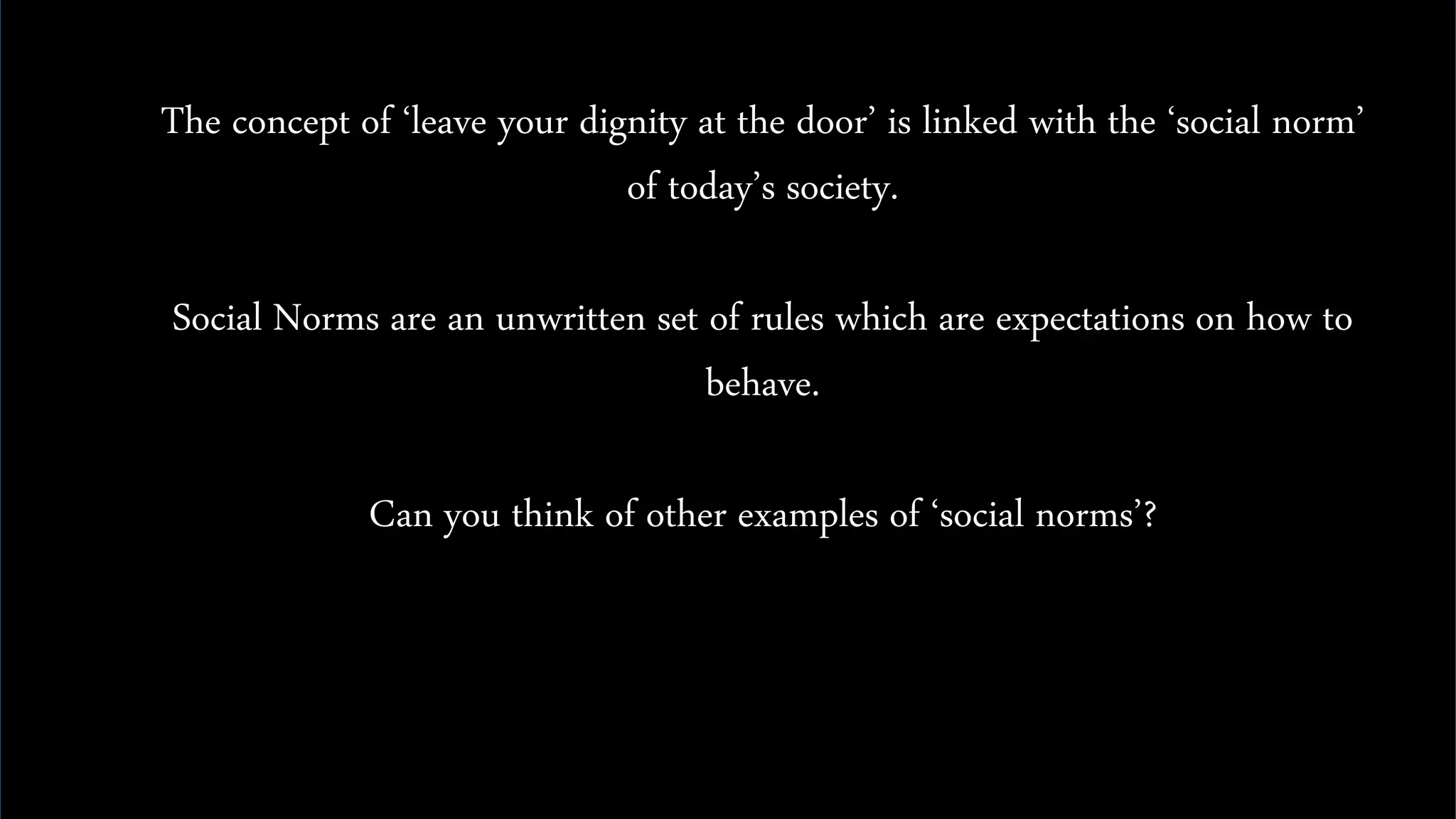 Dignity and respect presentation | PPTX