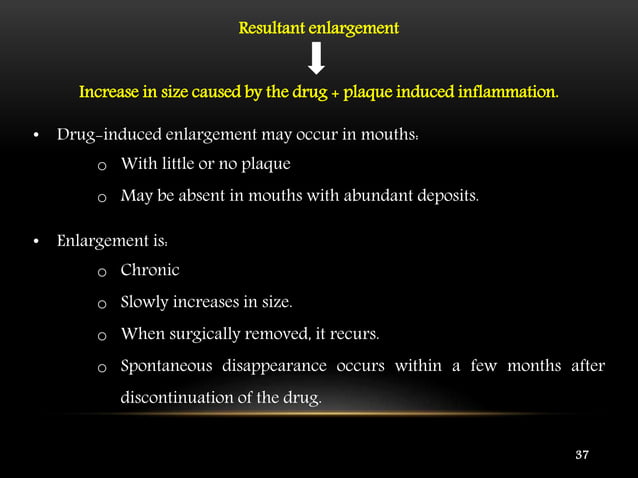 DRUG INDUCED GINGIVAL ENLARGMENT (DIGO) | PPTX | Dental Health ...