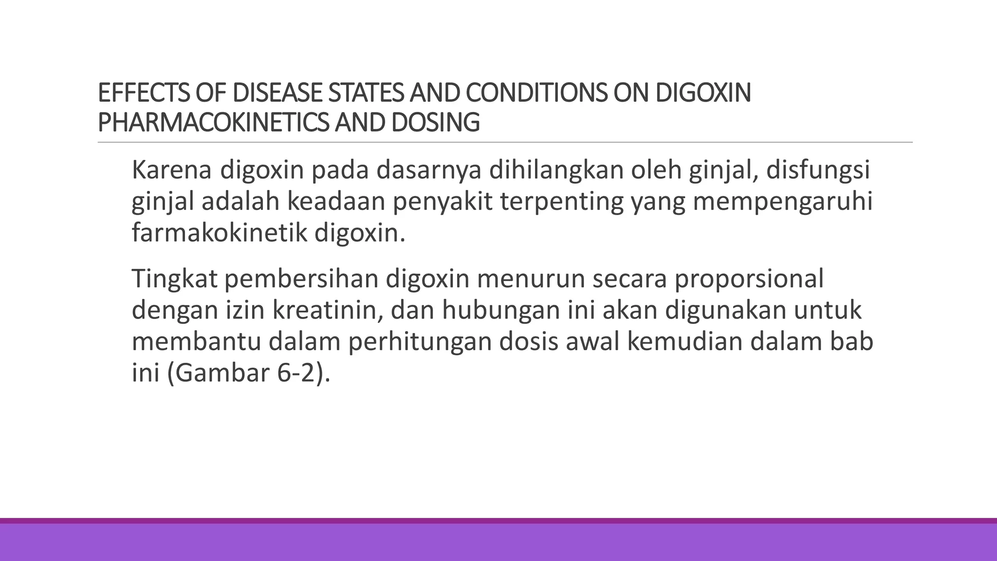 Farmakokinetik Klinik Digoxin | PDF