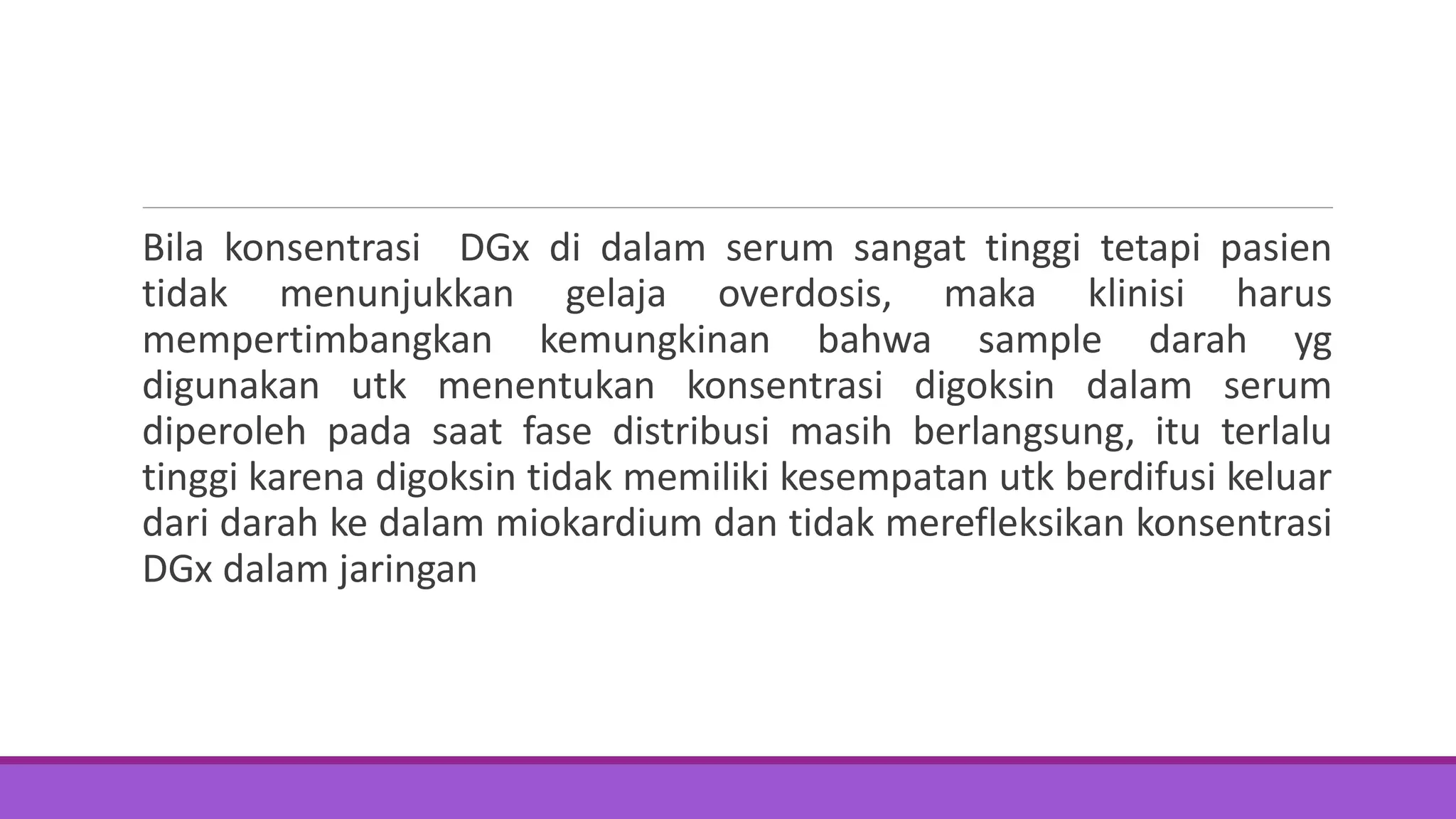 Farmakokinetik Klinik Digoxin | PDF