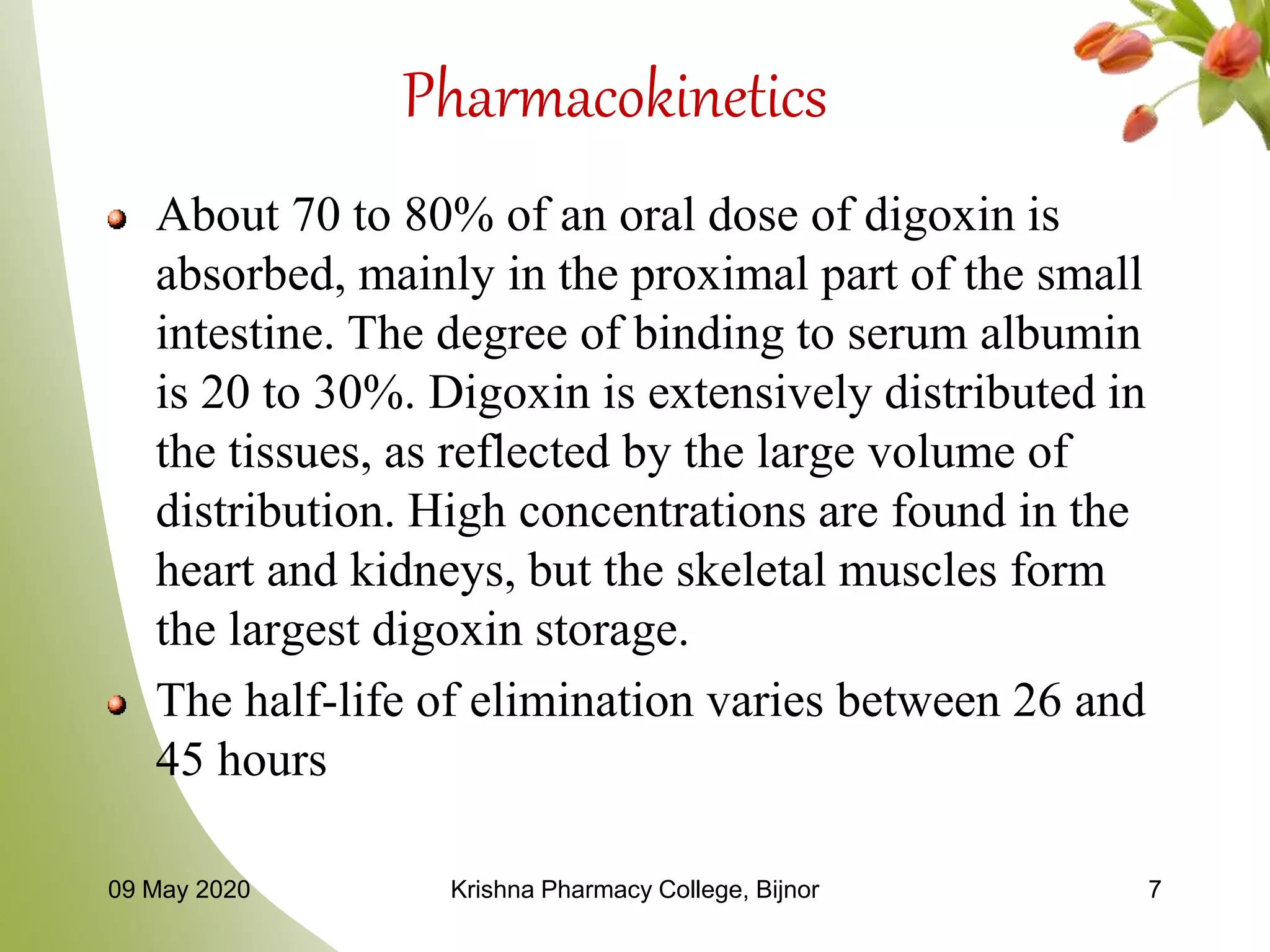 Extraction , Isolation and Structure Elucidation of Digoxin | PPTX