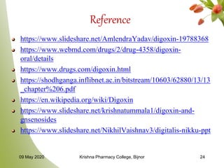 Extraction , Isolation and Structure Elucidation of Digoxin | PPTX