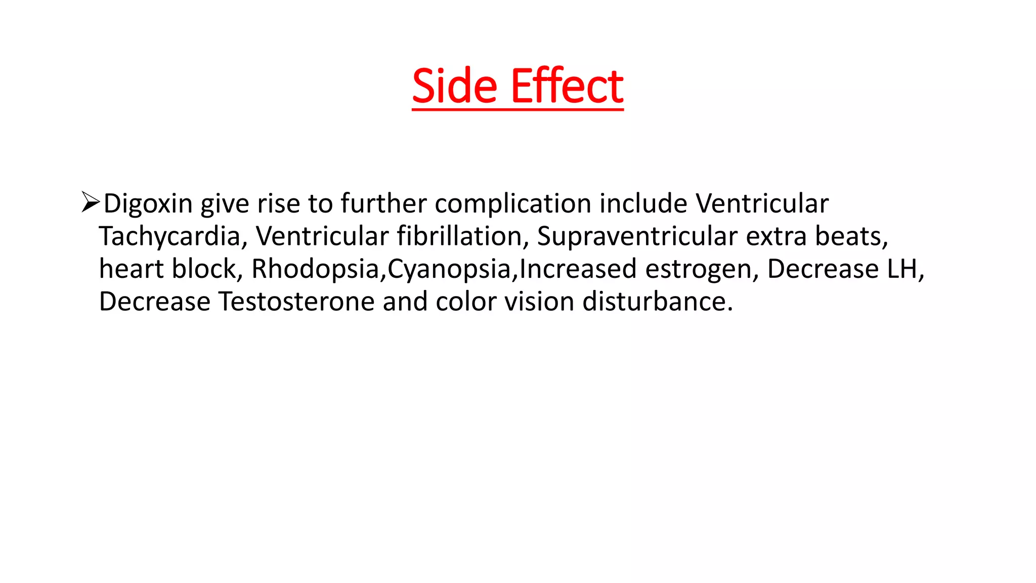 Cardiotonic Digoxin presentation | PPTX