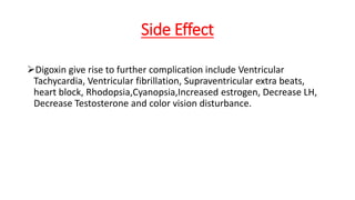 Cardiotonic Digoxin presentation | PPTX