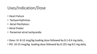 digoxin.pdf | Heart and Cardiovascular Diseases | Diseases and Conditions