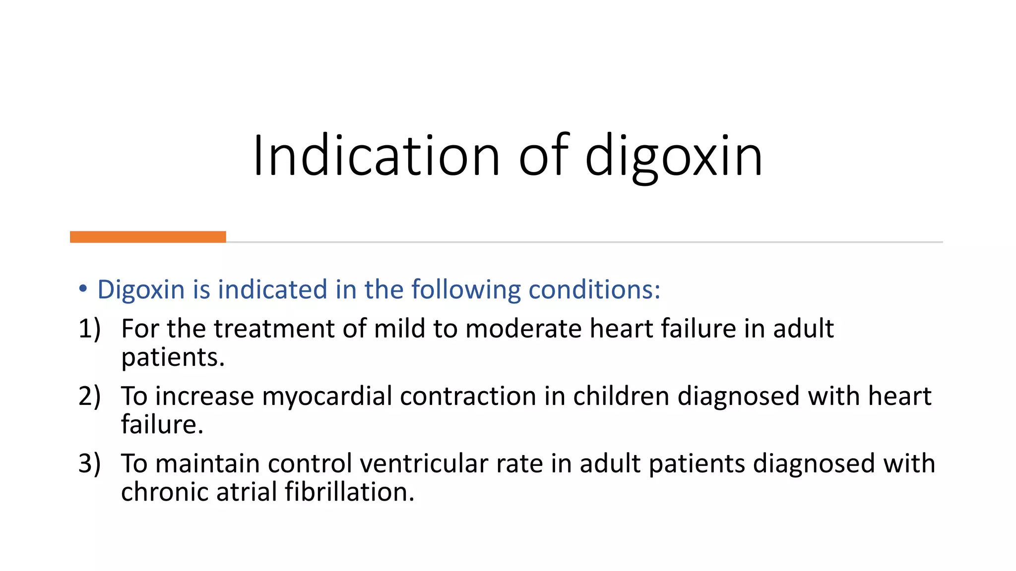 Digoxin.pptx | Free Download