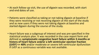Digoxin journal club | PPT