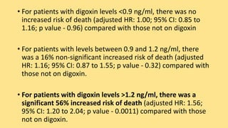 Digoxin journal club | PPT