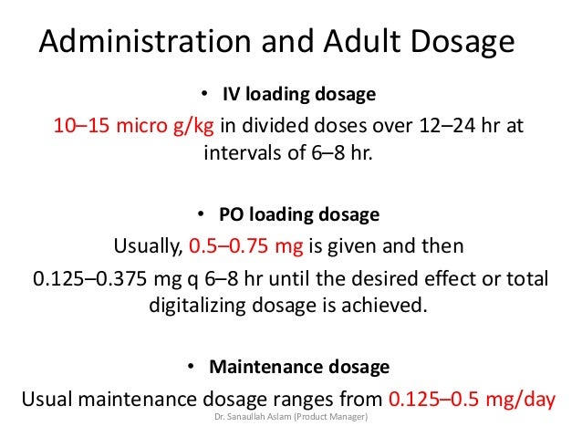 Digoxin & Nitroglycerin by Dr. Sanaullah Aslam