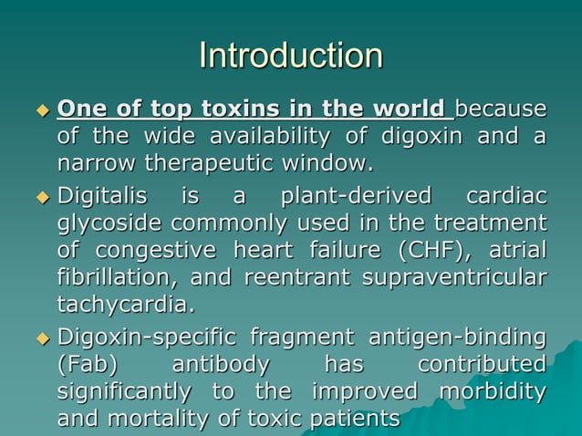 Digoxin toxicity | PPTX