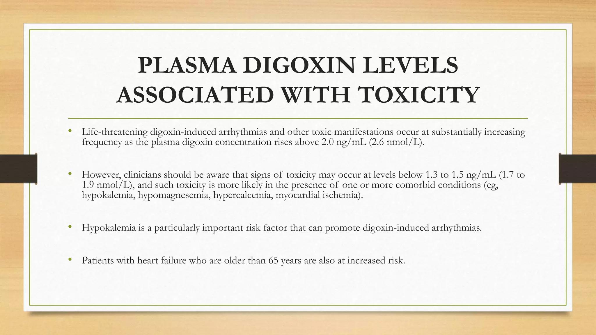 Digoxin toxicity | PPTX