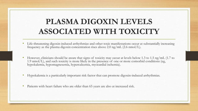 Digoxin toxicity | PPTX