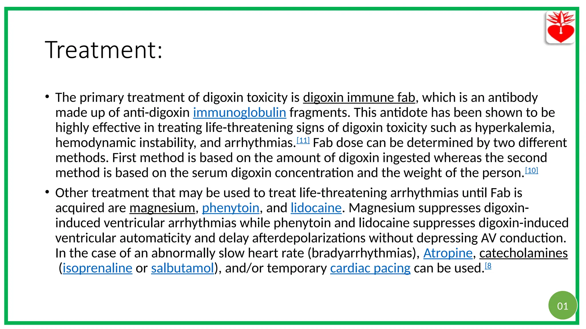 DIGOXIN TOXICITY.pptx, Treatment of Digoxin Toxicity, Ecg Changes in ...