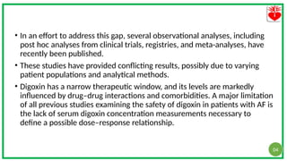 DIGOXIN TOXICITY.pptx, Treatment of Digoxin Toxicity, Ecg Changes in ...