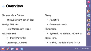 Design of a Serious Game for Cybersecurity Ethics Training | PDF
