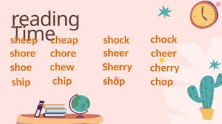 Grade 3 Lesson - Digraph Sounds -ch and -sh .pptx