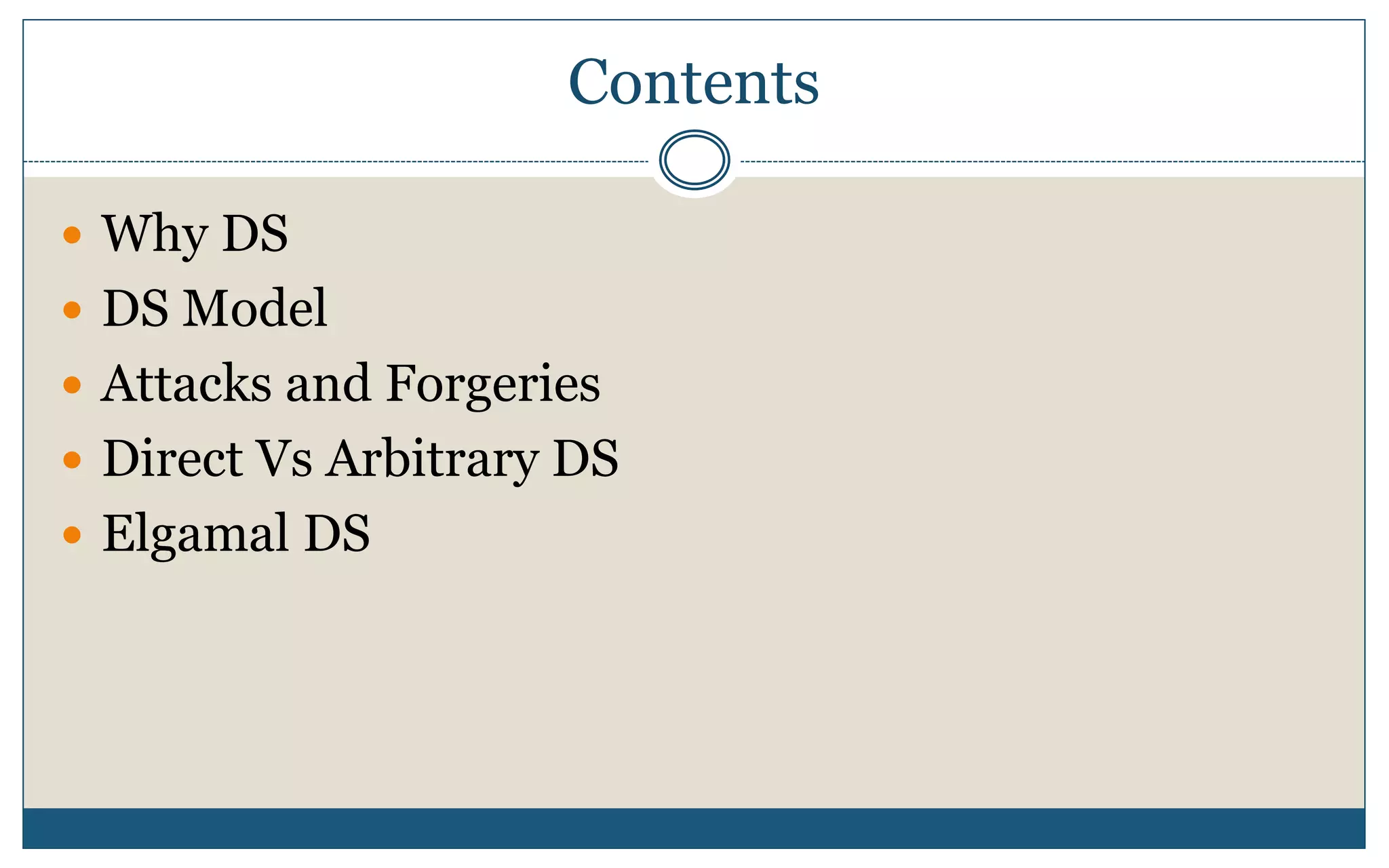 Elgamal Digital Signature Ppt 