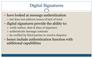 Elgamal Digital Signature | PPT