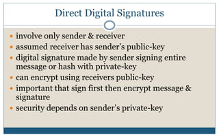 Elgamal Digital Signature | PPT
