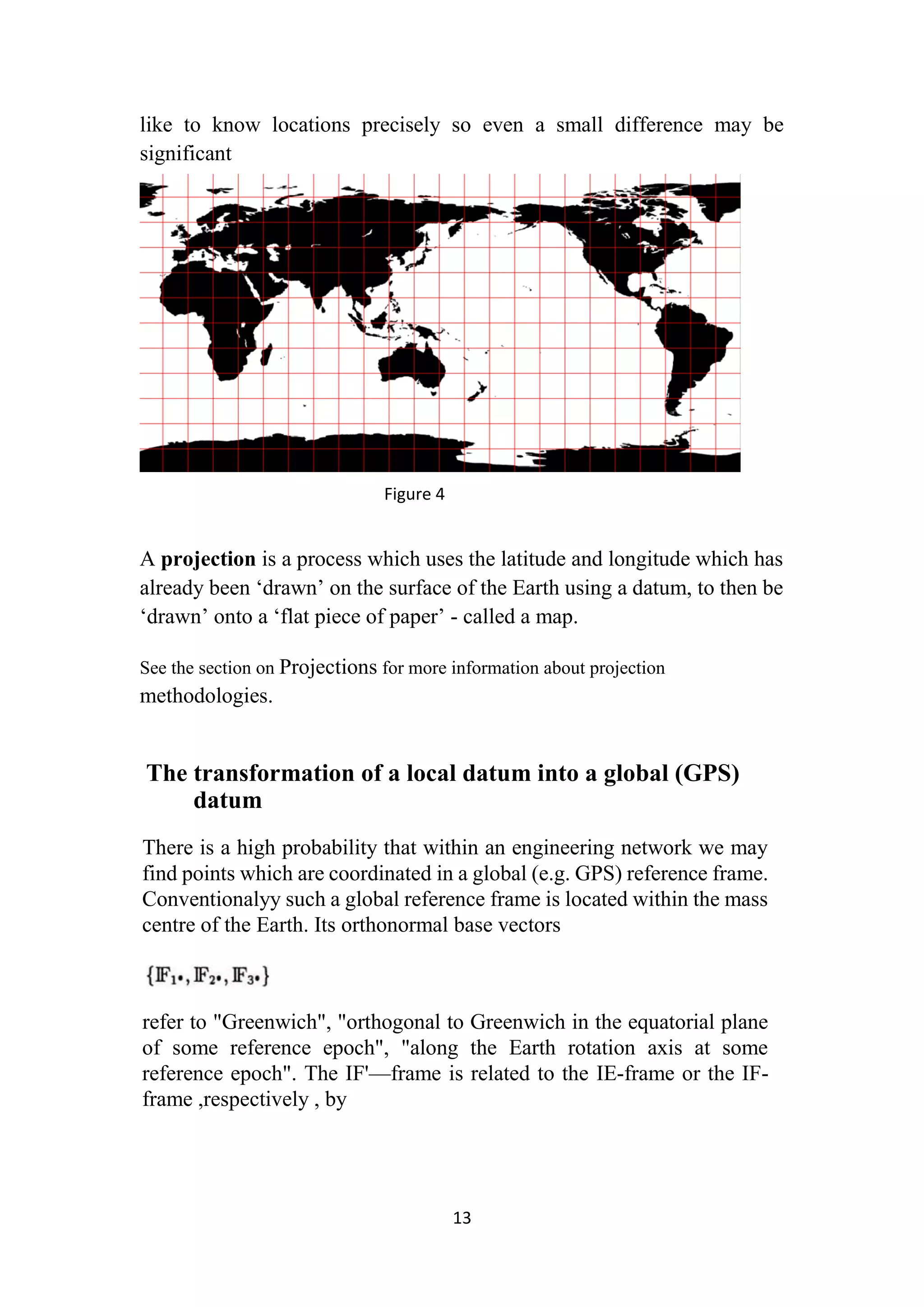 Differentiation between Global and Local Datum from Different aspect | PDF
