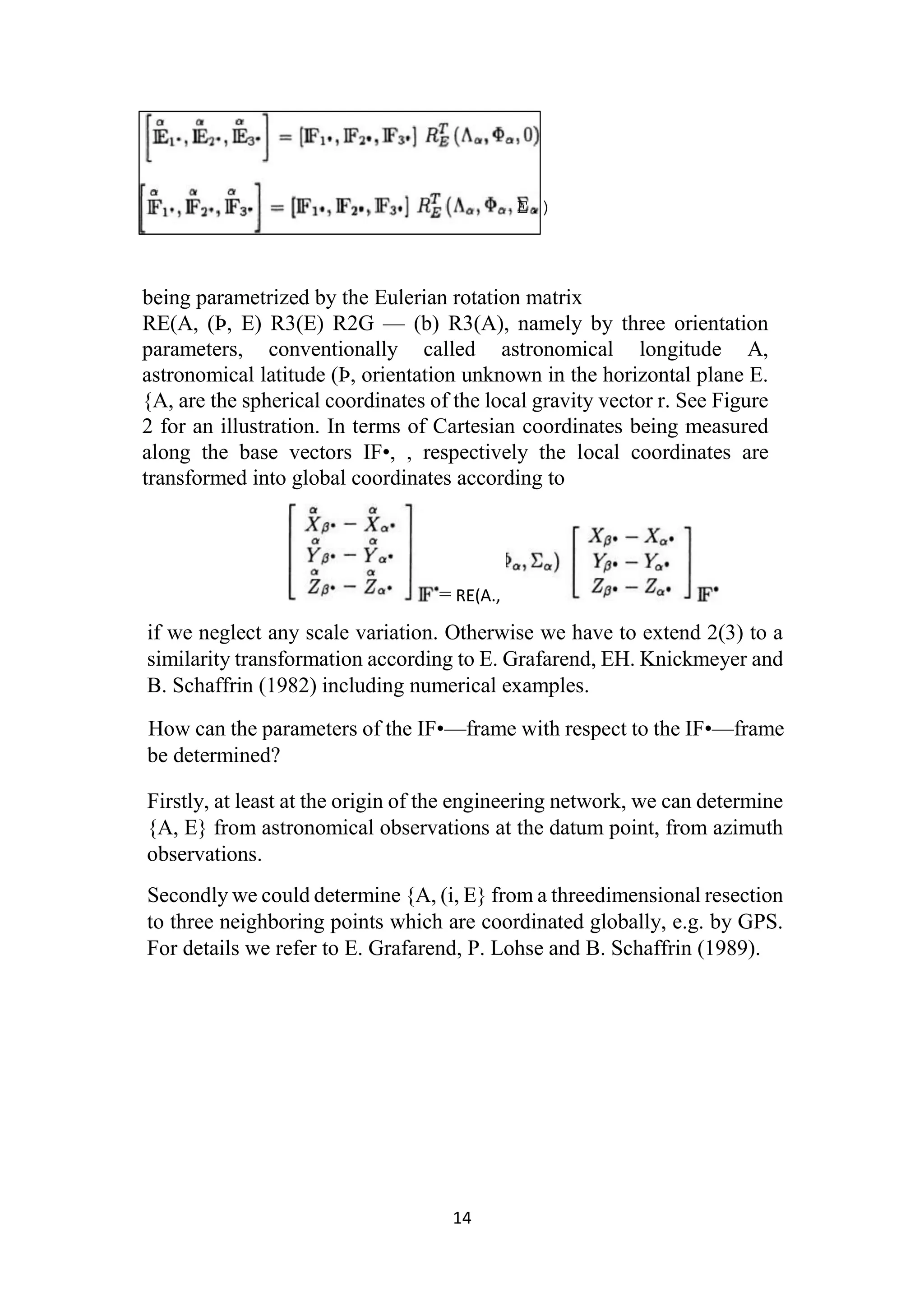 Differentiation between Global and Local Datum from Different aspect | PDF