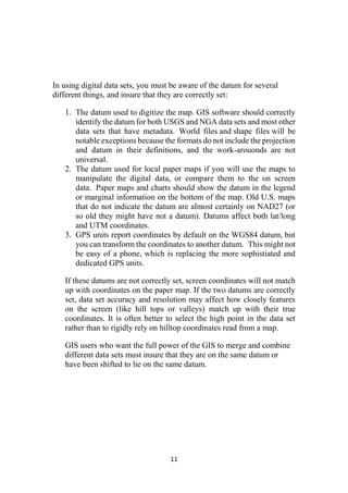 Differentiation between Global and Local Datum from Different aspect | PDF