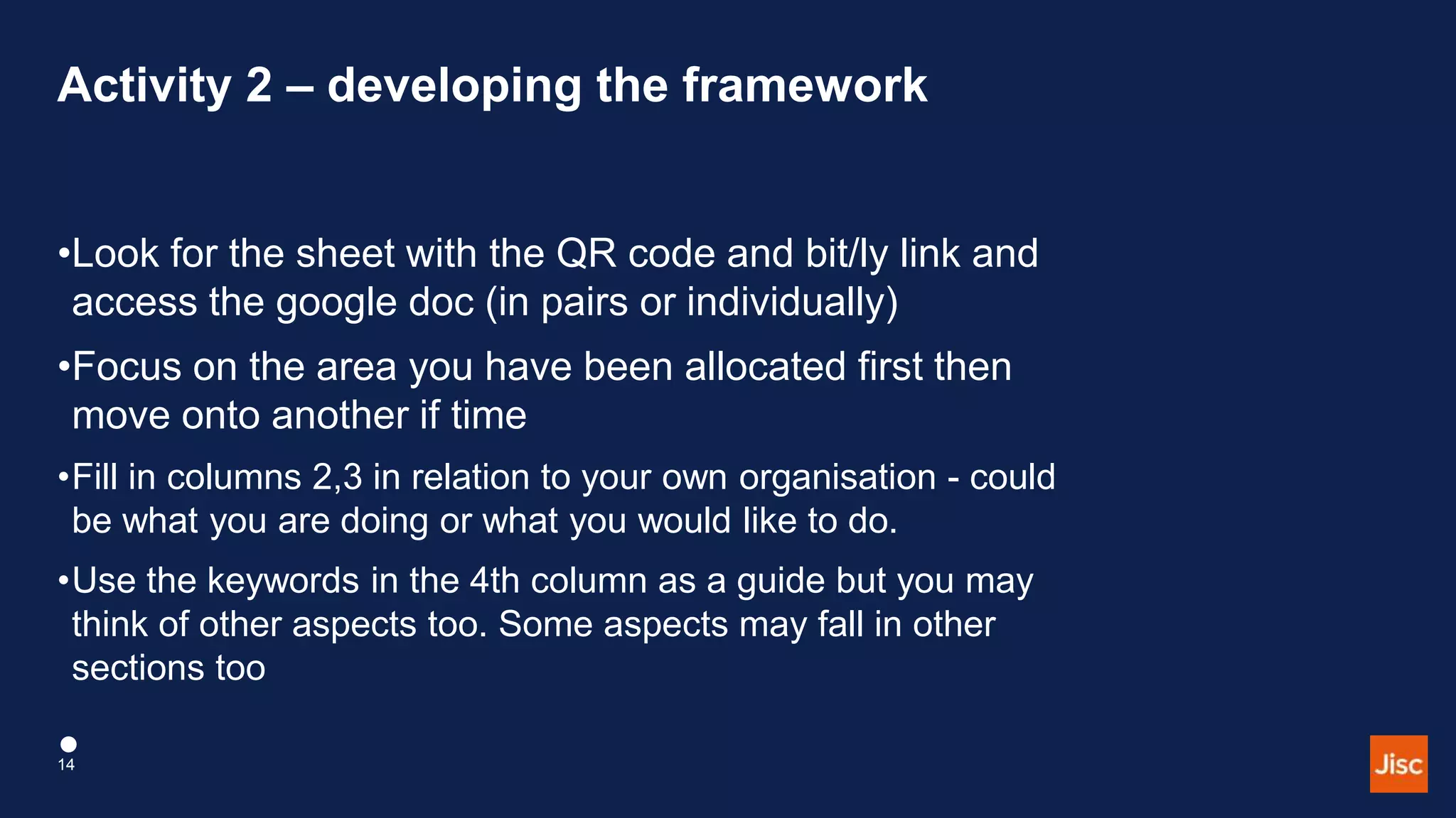 Developing a digital transformation framework for higher education ...