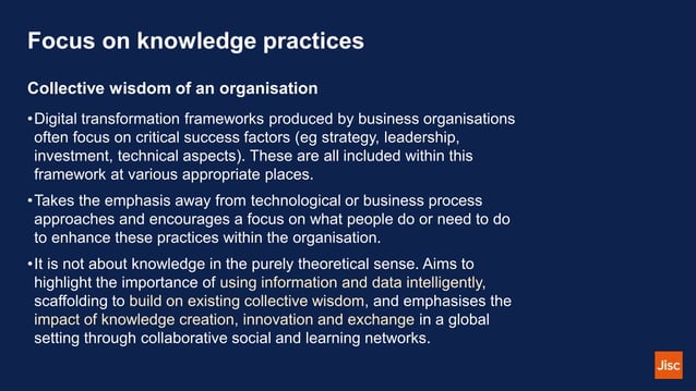 Developing a digital transformation framework for higher education ...