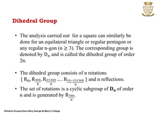 Dihedral groups & abeliangroups | PDF