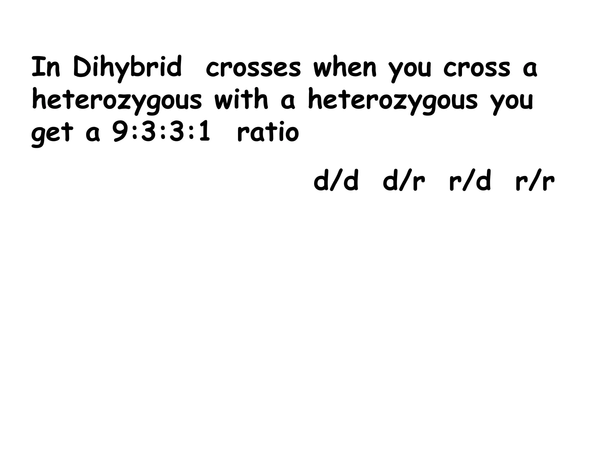 Dihybrid crosses notes for blog | PPT