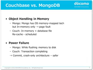 CouchConf Tokyo DOCOMO Innovations Lunchtime Lightning Talk (English) | PPT | Free Download