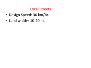 Diiferent types of road | PPTX