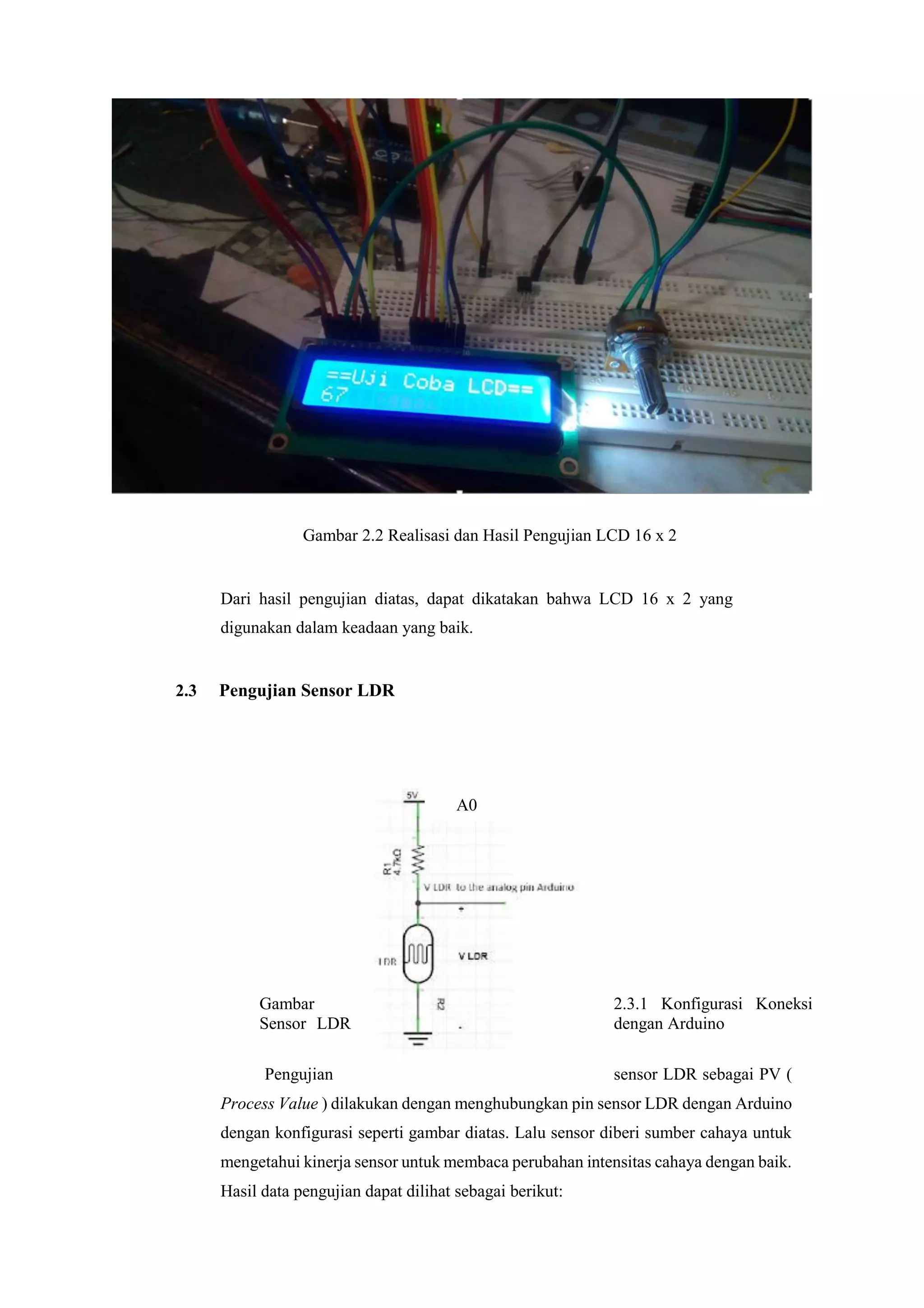 [Digital Control - Light Intensity Control with PID] by Albert Stefanus ...