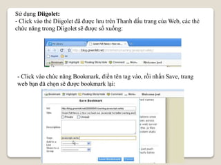 tim hieu Diigo | PPTX