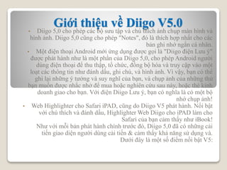 tim hieu Diigo | PPTX